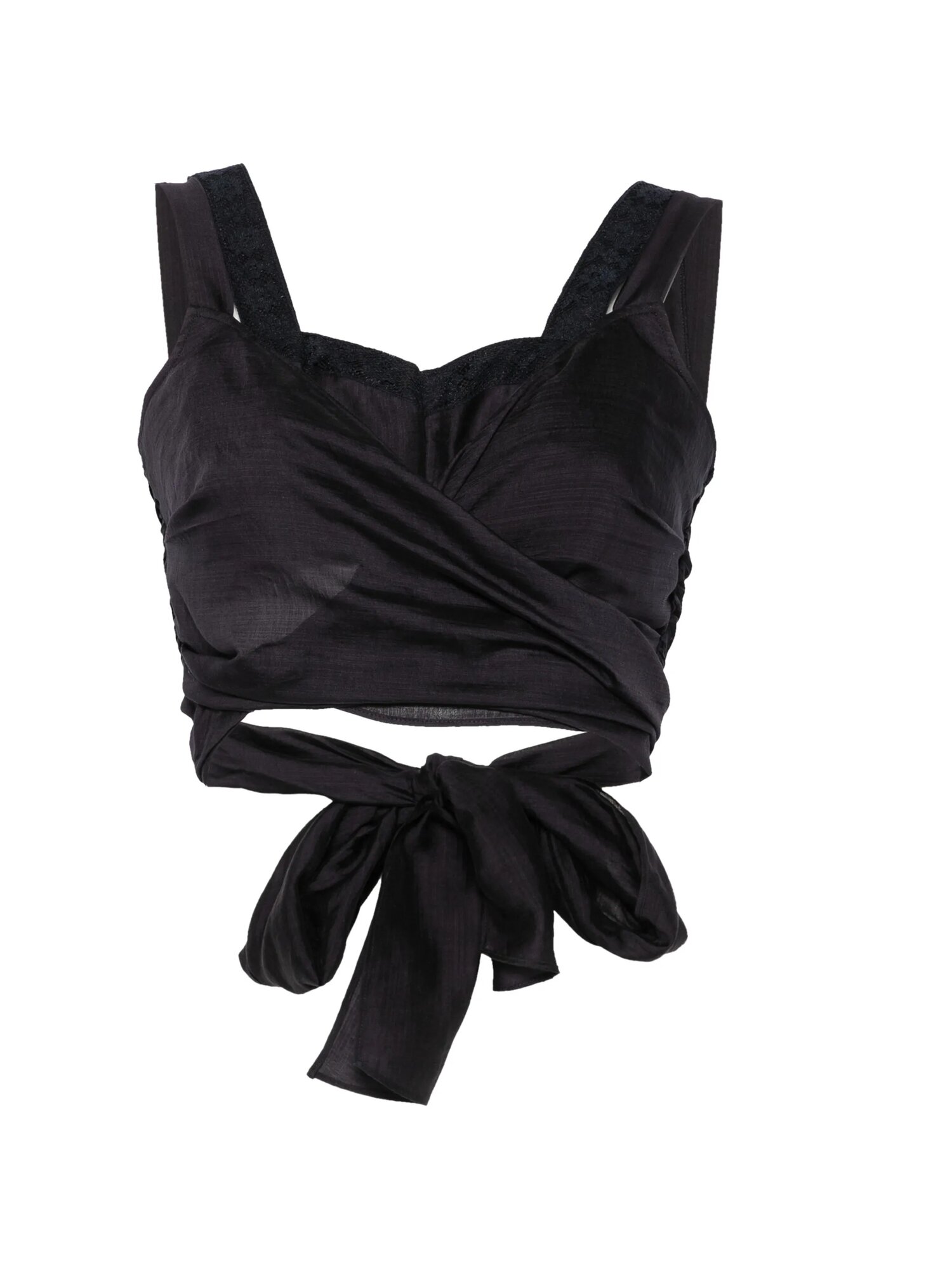 Топ Sweetheart-neck cropped top