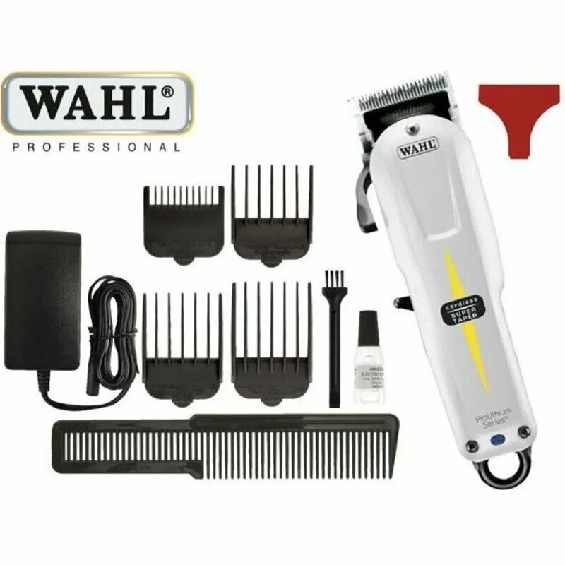 Машинка для стрижки Wahl 8591, белый, светло-желтый