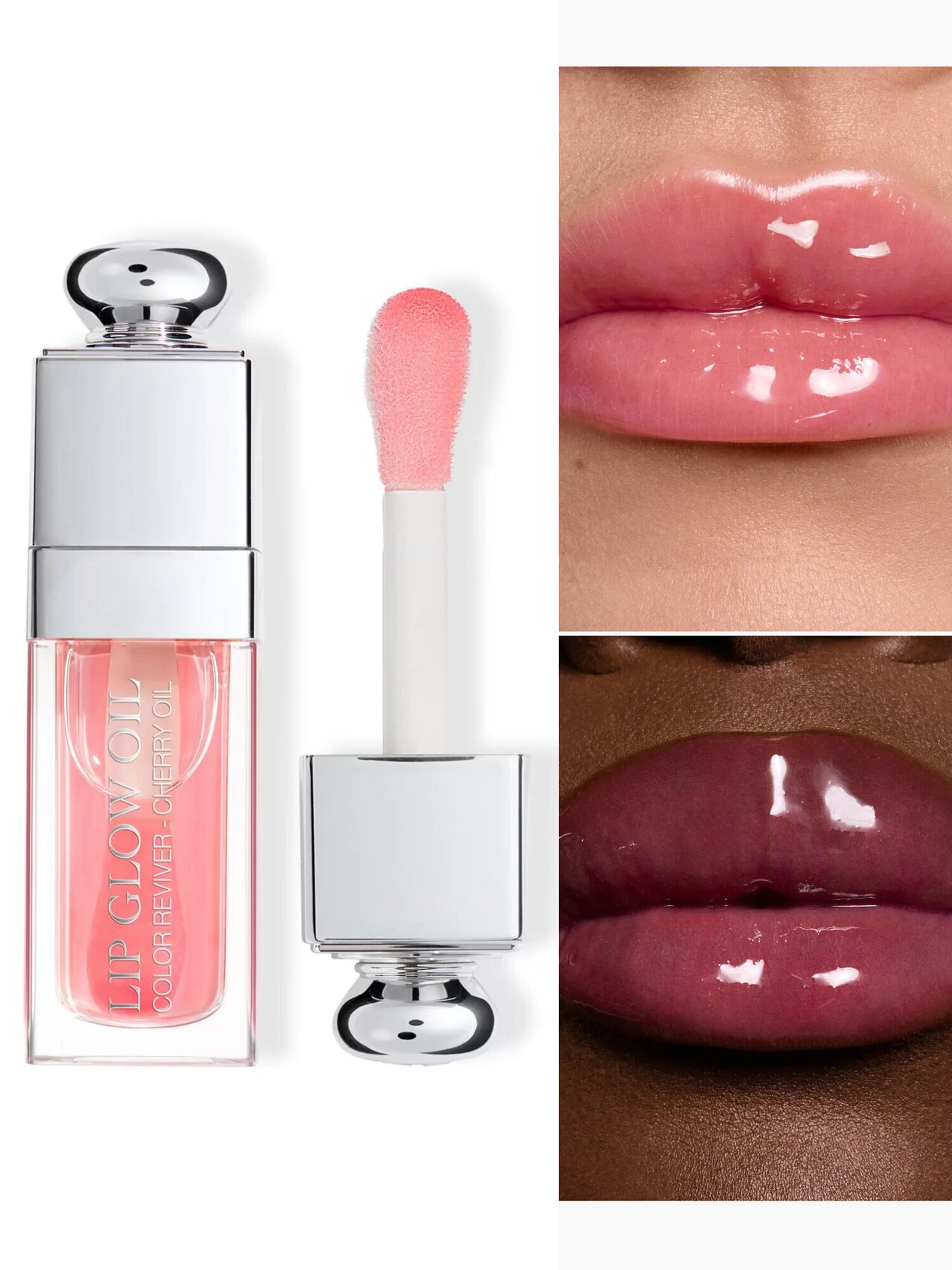 DIOR Питательное масло для губ Addict Lip Glow Oil, № 001 Pink, 6 мл