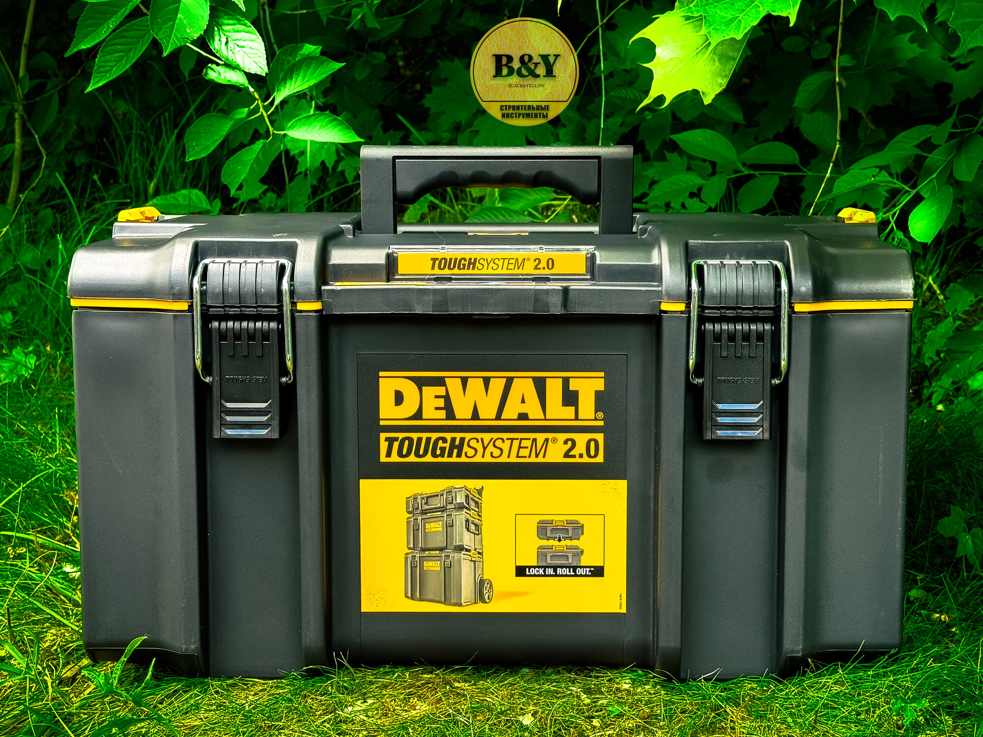 Ящик для инструмента DEWALT "TOUGHSYSTEM" DWST83294-1, пластик, черный, 50 кг
