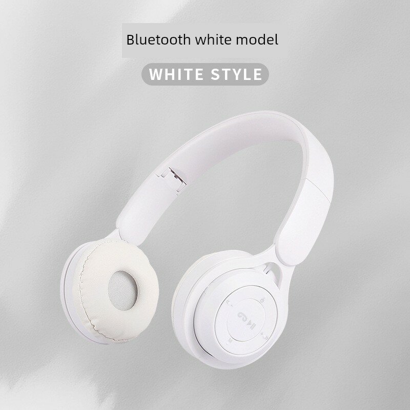 Накладные беспроводные наушники Bluetooth 5.0 с проводным подключением и воспроизведением с SD-карты, мульти-режим в
