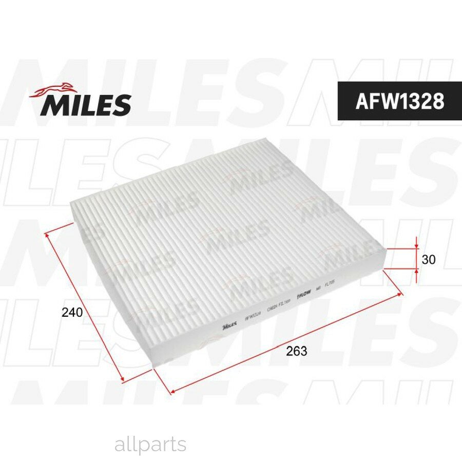 MILES AFW1328 Фильтр салона JEEP GRAND CHEROKEE 10-