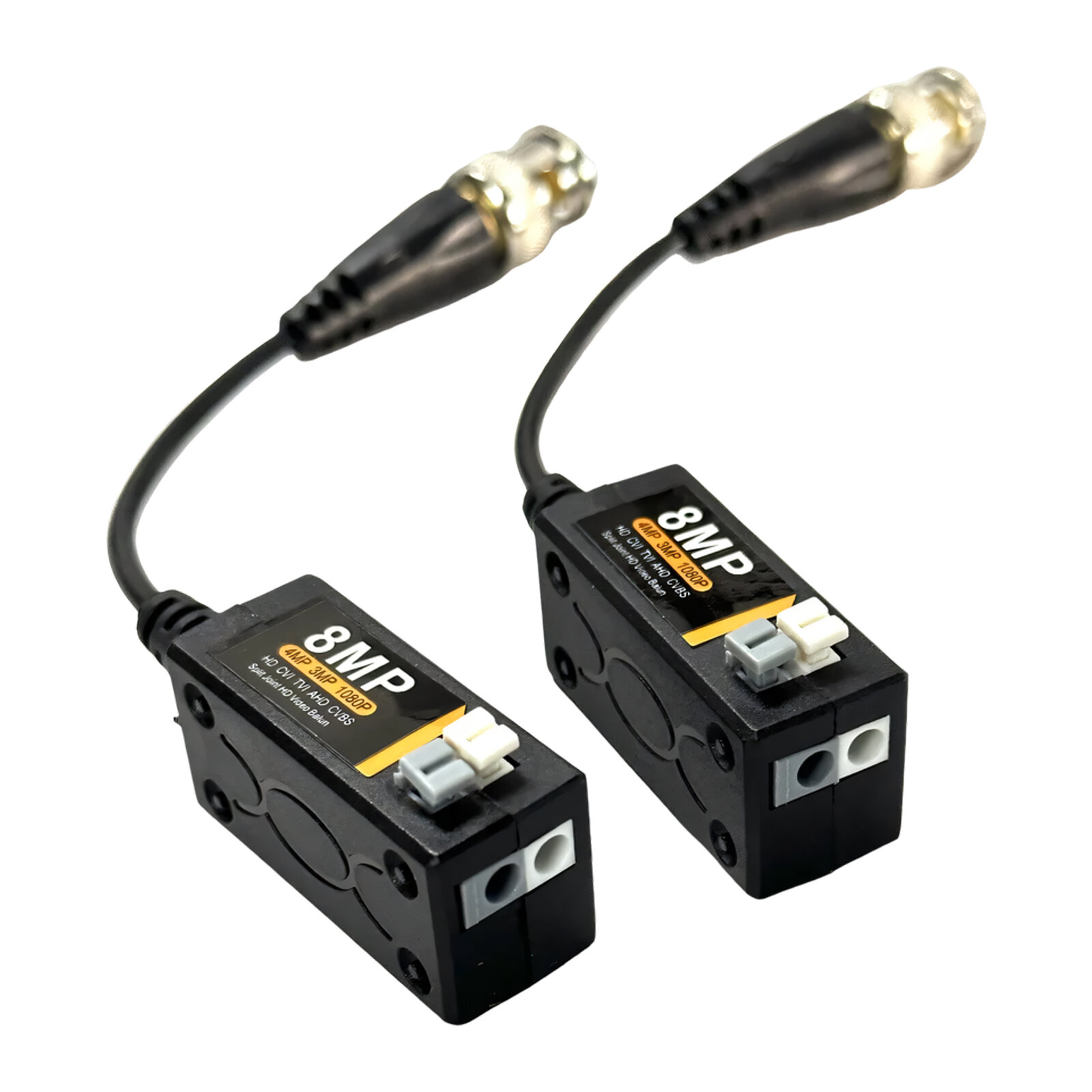 8MP видеотрансмиттер BNC-Ethernet для передачи сигнала на