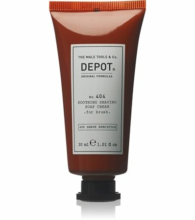 Средство для бритья Depot 400 Shave Specifics O. 404 Soothing Shaving Soap Cream, 30 мл