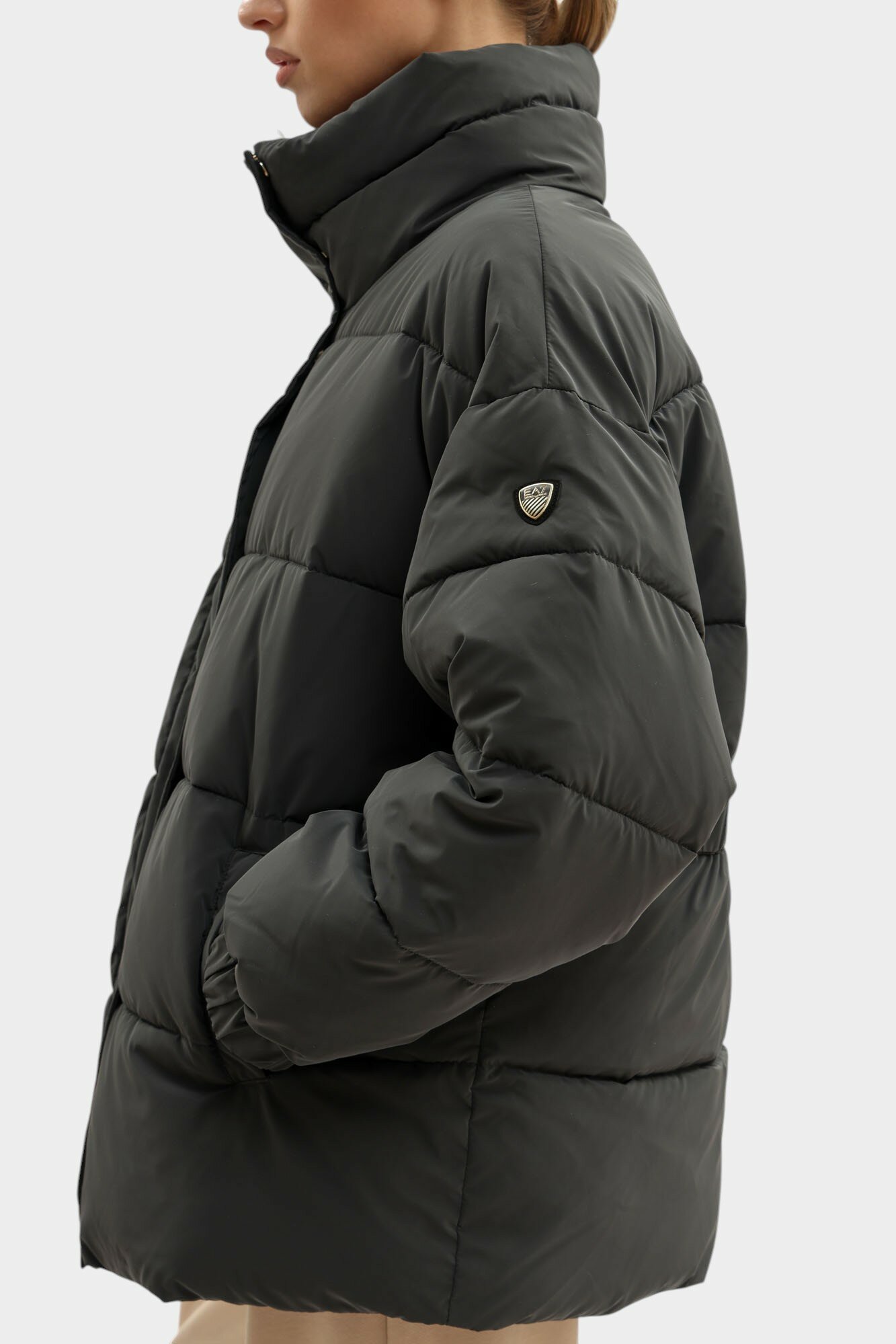 Куртка EA7 EMPORIO ARMANI, размер XL, серый — фото 1