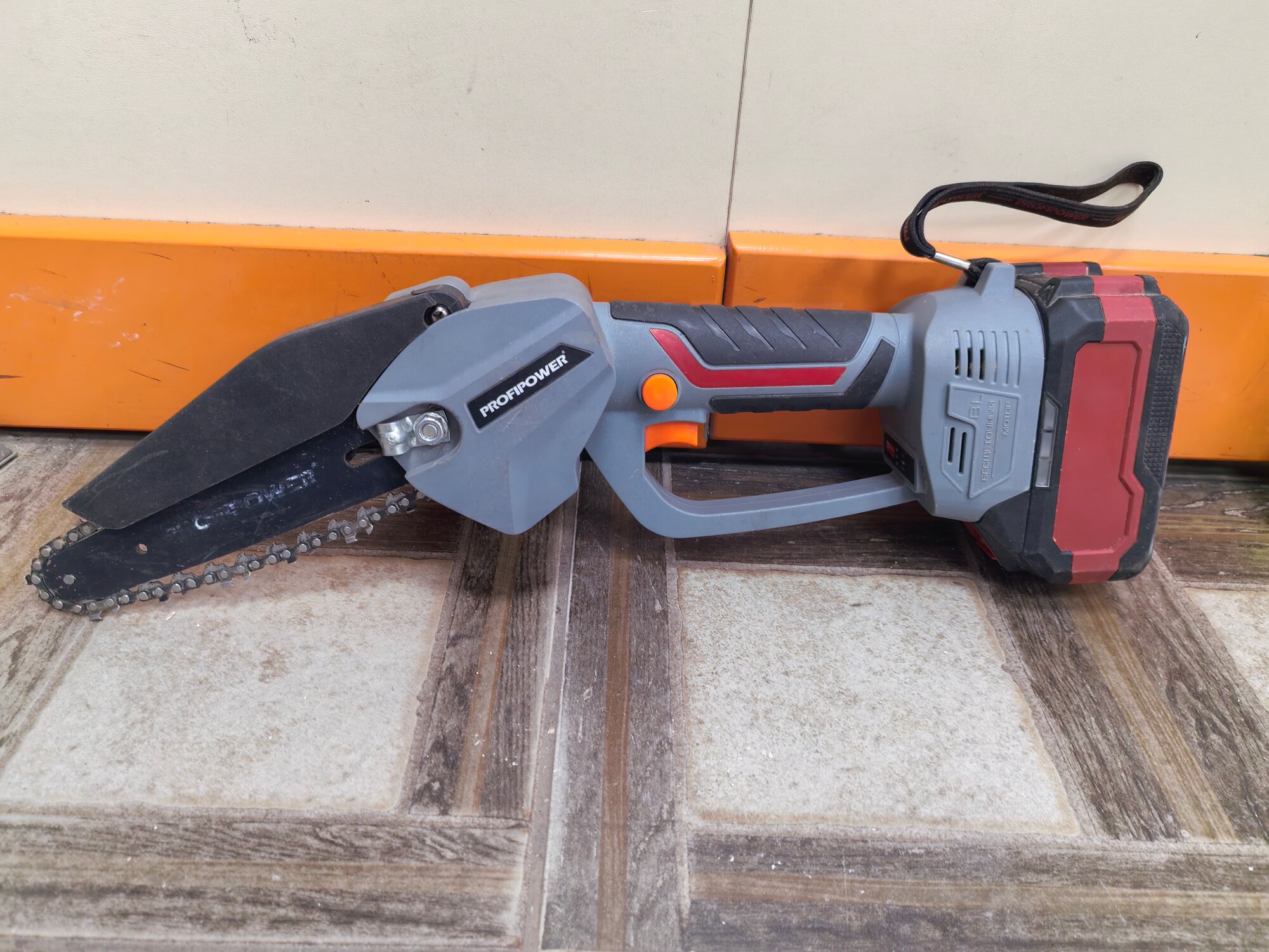 Цепная аккумуляторная мини пила Profipower MKGSD-18V, б/у, уценка.
