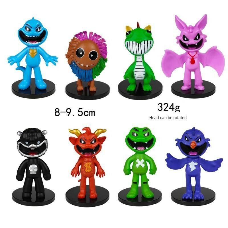 Коллекционная фигурка PPO Blind PY4 Piano Dragon Blind Box: резиновая кукла-человек, Поппи, Кошмарный Лев, фигурка