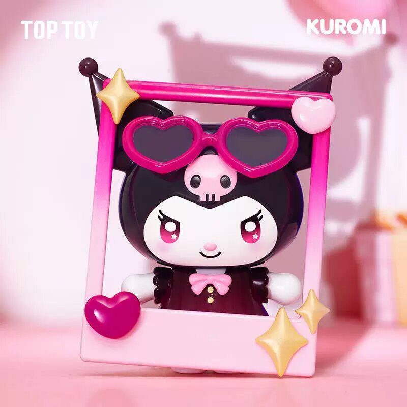 Оригинальная коллекционная фигурка TOPTOY Kuromi Sparkling Idol Series в слепой коробке, модная игрушка-украшение для
