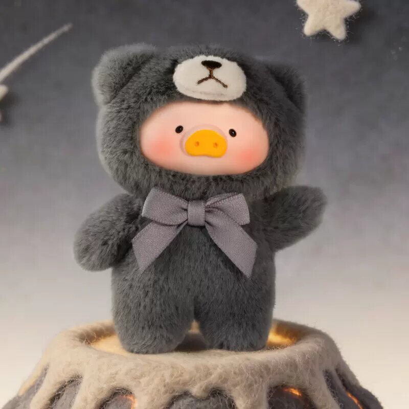 Оригинальная плюшевая подвеска-фигурка LuLu Pig Blind Box Teddy Mini Natural Whisper с виниловым лицом Шепот природы -