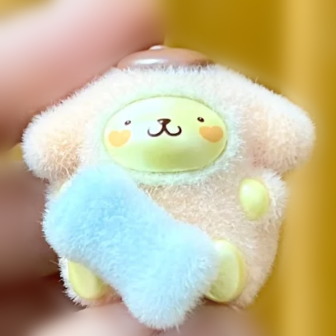 Оригинальная плюшевая фигурка Hello Kitty из серии Sanrio Fluffy Little Baby в закрытой упаковке, для декора. Ассорти