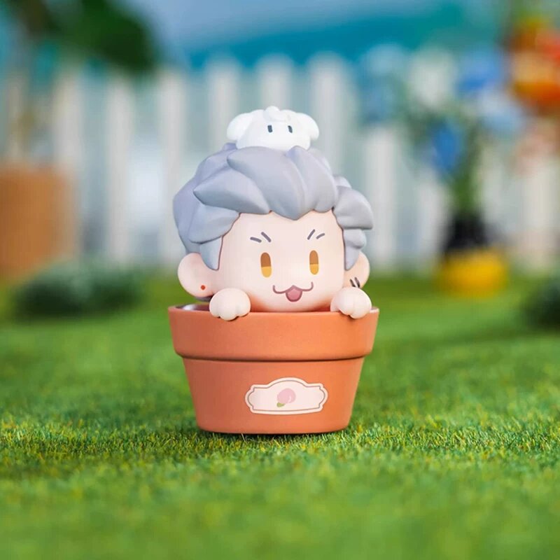 Официально лицензированная серия Non-Human Lumin: Joyful Flower Garden Series, мини-фигурка YoYo Bean в слепой коробке,