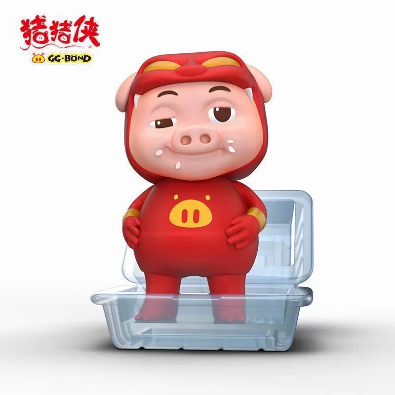 Оригинальная фигурка Mr. Man Pigman Happy Bean Series в слепой упаковке, милая декоративная игрушка, подарок [Свинья