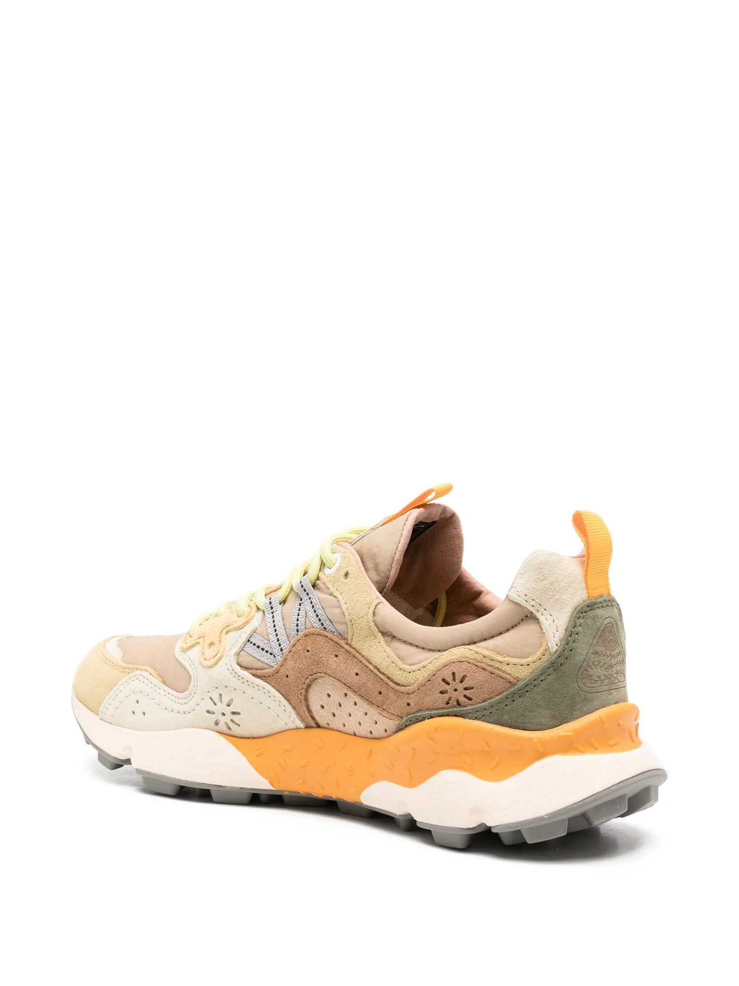 Кроссовки FLOWER MOUNTAIN Perforated panelled sneakers, размер 44, разноцветный — фото 1