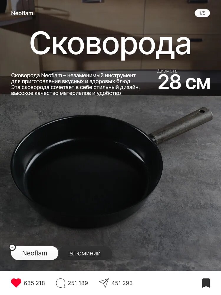 Сковорода Neoflam De Chef 28 см