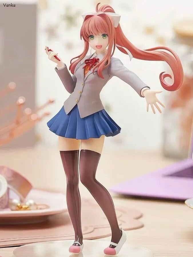Фигурка Доки Доки Литературный Клуб Моника / Doki Doki LiteratureClub Monika подарок для фаната (18 см)