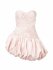 Платье Stolen Stores Ruched-bodice bubble-hem dress, размер 42, розовый