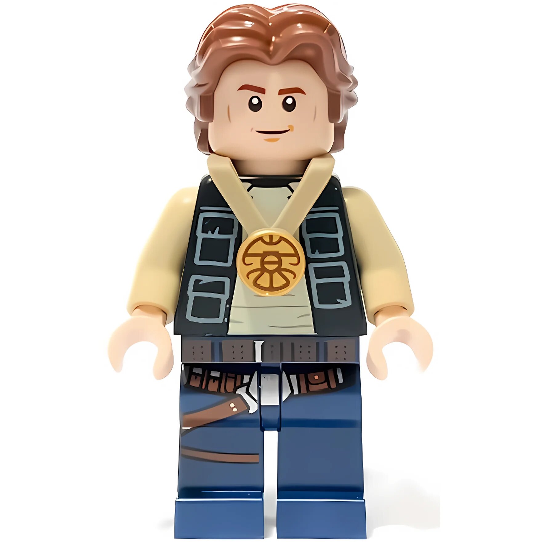 Минифигурка Lego Star Wars Han Solo - Celebration, Wavy Hair sw1284 U