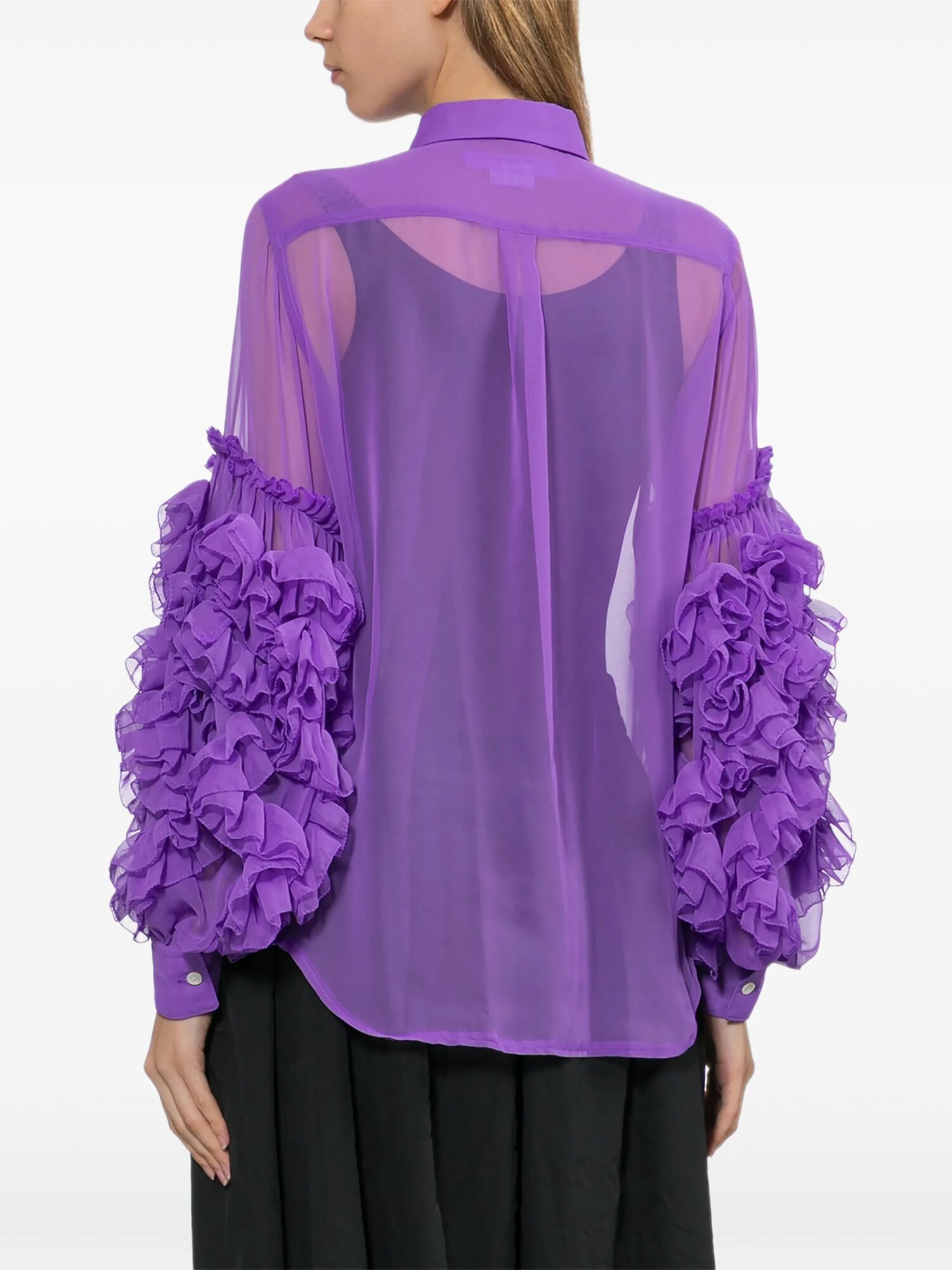 Рубашка COMME des GARCONS, размер 40, purple — фото 1