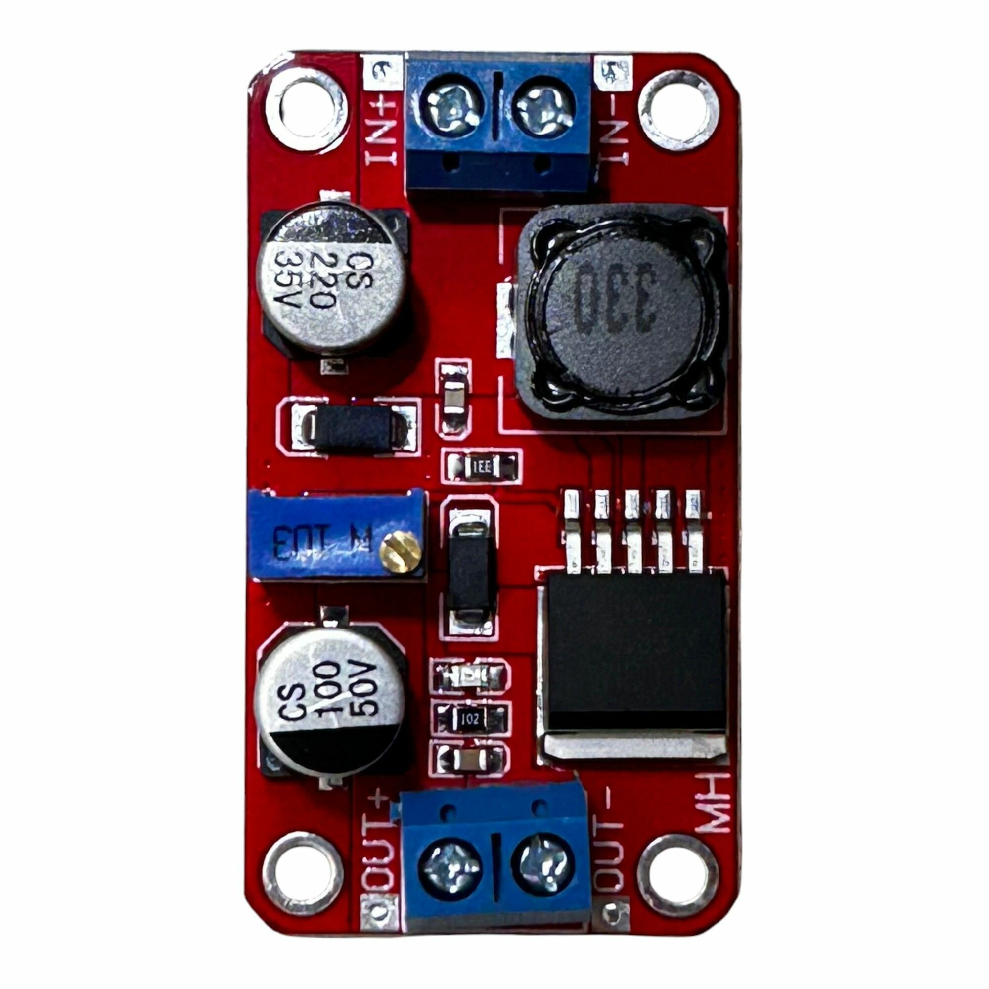1шт! Повышающий регулируемый DC-DC преобразователь XL6019 Uвх.3 - 35, Uвых.5 - 40 В 5А