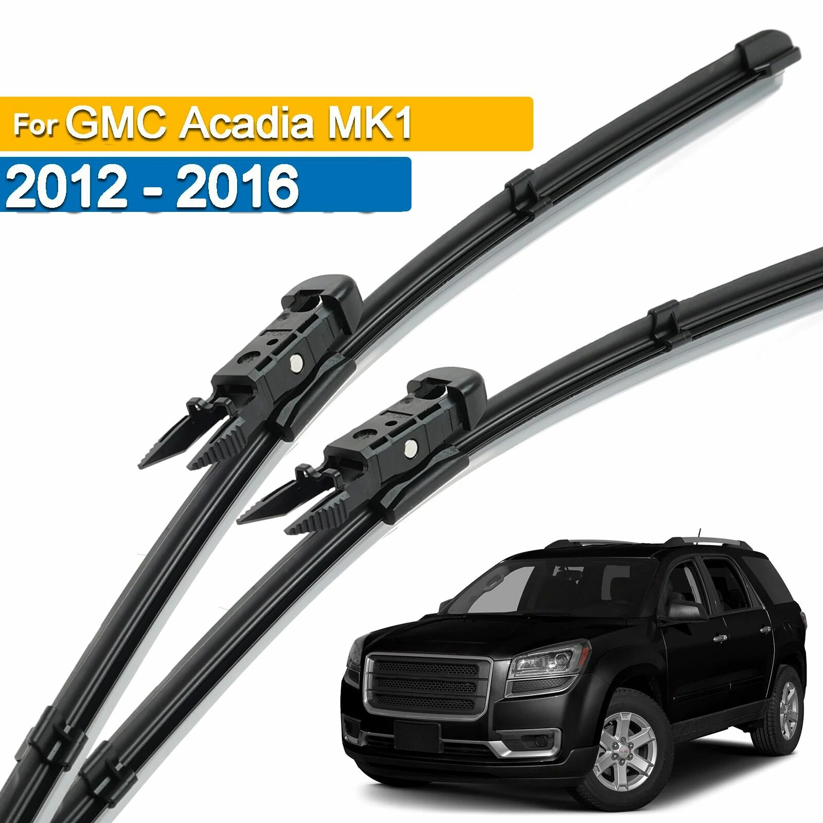 Щетки стеклоочистителя для GMC Acadia MK1 2012-2016, передние, 24+21 дюйм, для лобового стекла автомобиля, от дождя