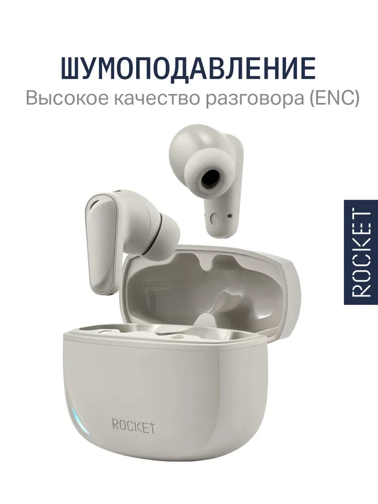 Наушники беспроводные с микрофоном, Bluetooth ROCKET Snap