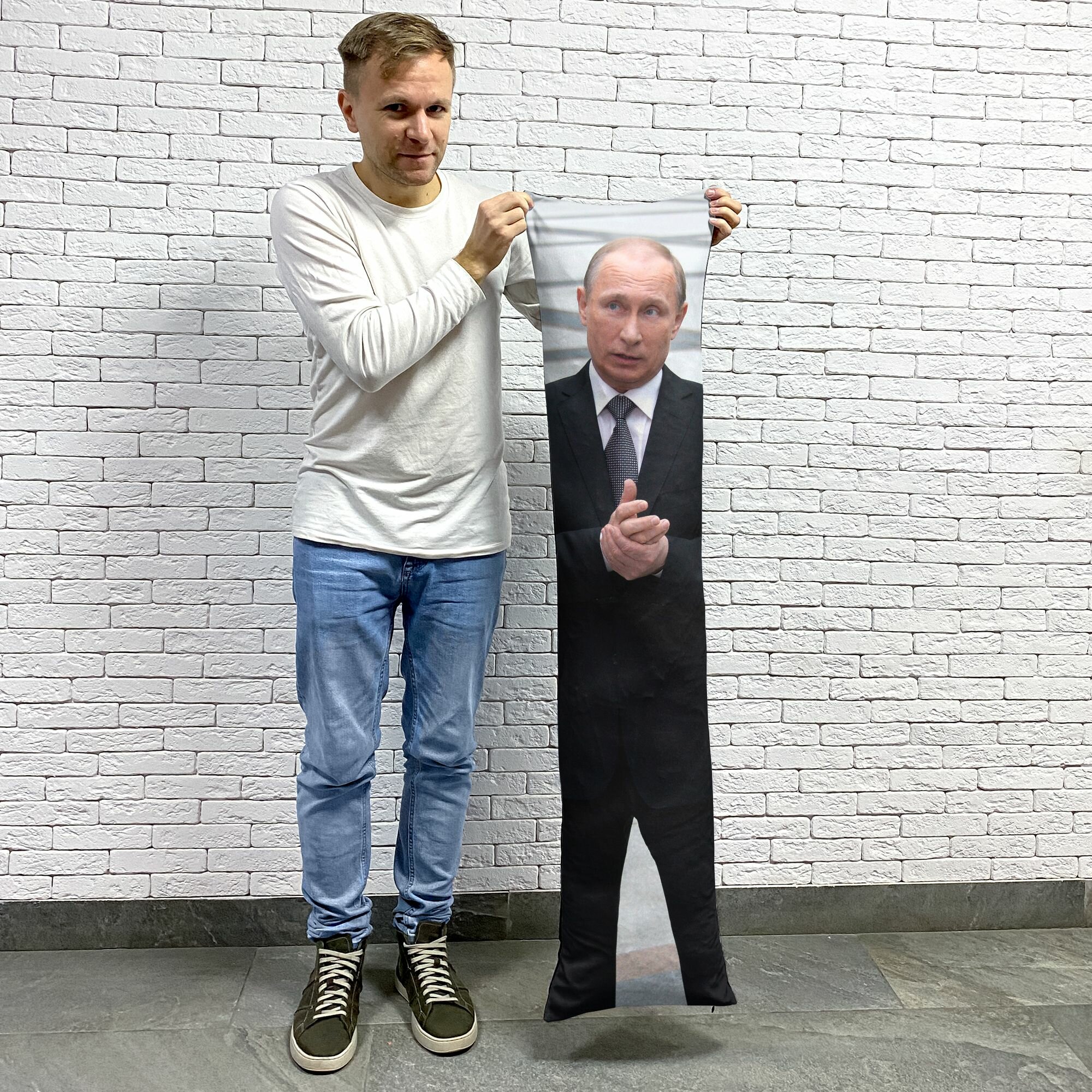 Подушка дакимакура Владимир Путин 35x140 см