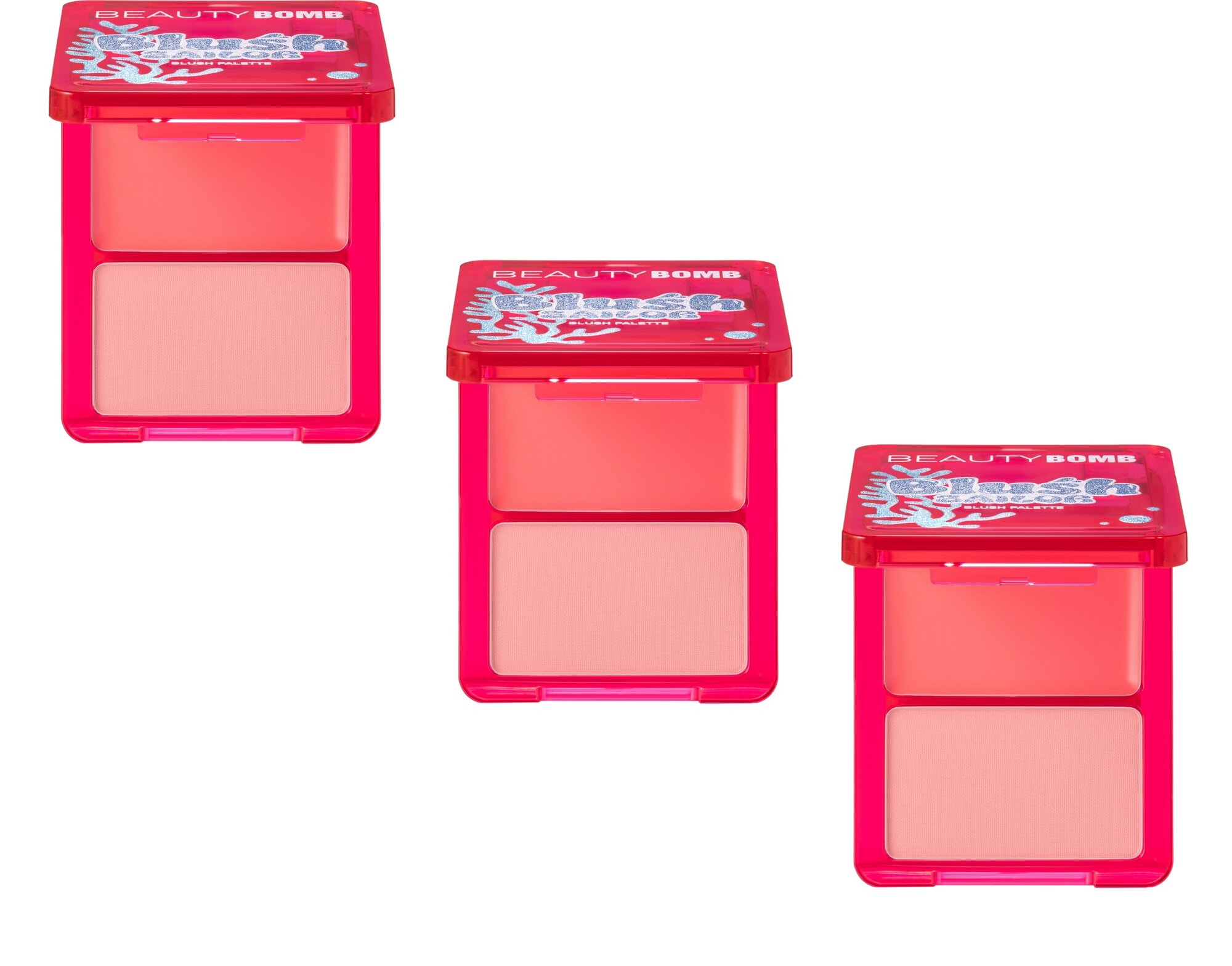 Палетка румян для лица Beauty Bomb Face Blush Palette «Blush Sailor» 01 3шт