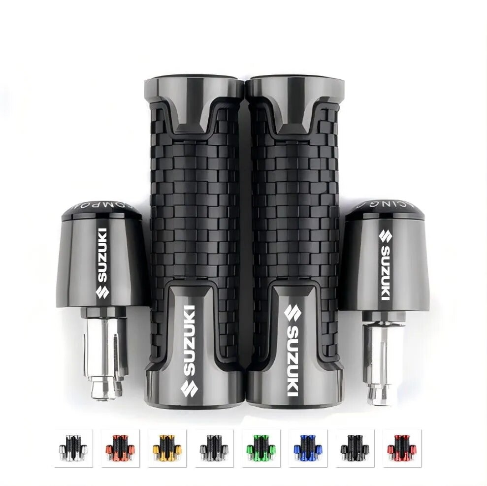 Для Suzuki GSX1250 F/SA/ABS BANDIT SV650/X GSXR1000 1989-2021, SFV650GLADIUS Bandit650S 2009-2015, аксессуаров с резиновой втулкой из алюминиевого сплава для мотоцикла Судзуки 199 200 201-0123456789