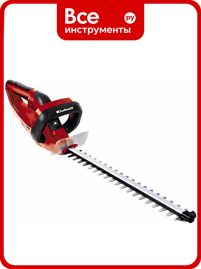 Электрический кусторез Einhell GH-EH 4245 3403460 с щеточным двигателем, двусторонним ножом, снижает усталость в руках