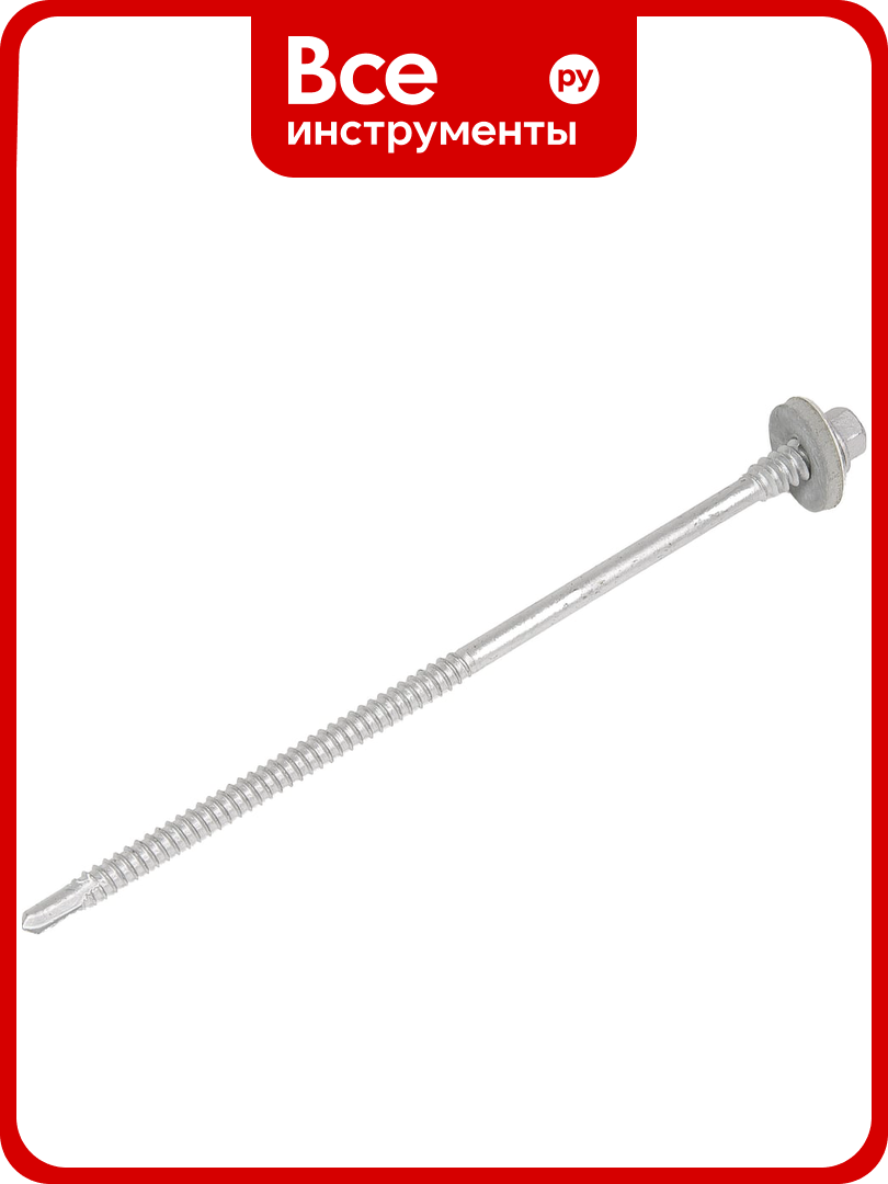 Винт для сэндвич-панелей Fasty sd6 sp 5.5x150 мм, Magnisilver 1000hrs, 100 шт. P153150AM