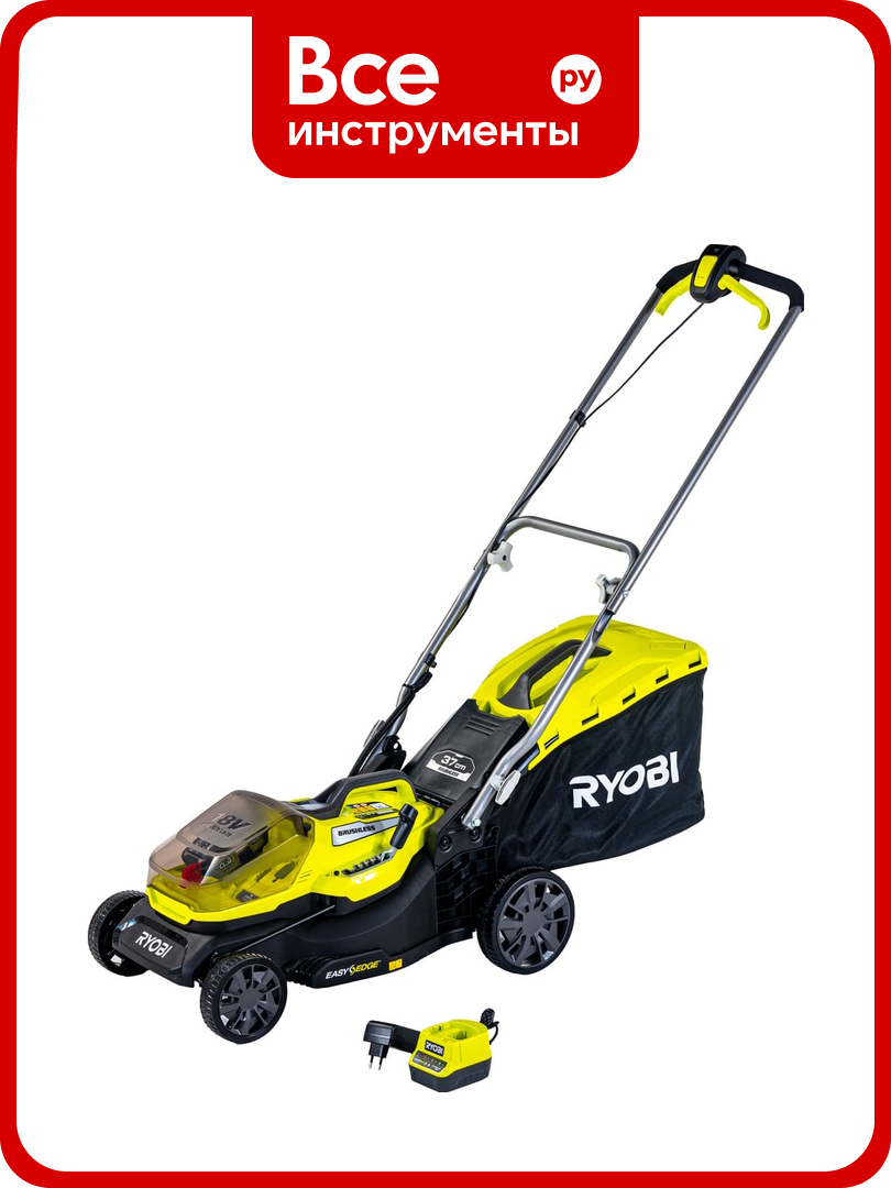 Бесщеточная газонокосилка Ryobi ONE+ RY18LMX37A-150 5133004582