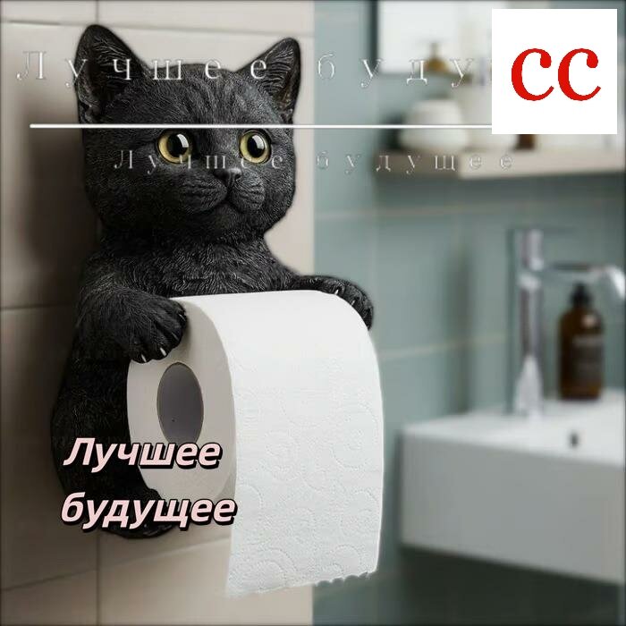 Эксклюзивная подвеска из смолы для декора, предназначенная для надежного размещения рулонов туалетной или кошачьей бумаги, а также упаковок салфеток