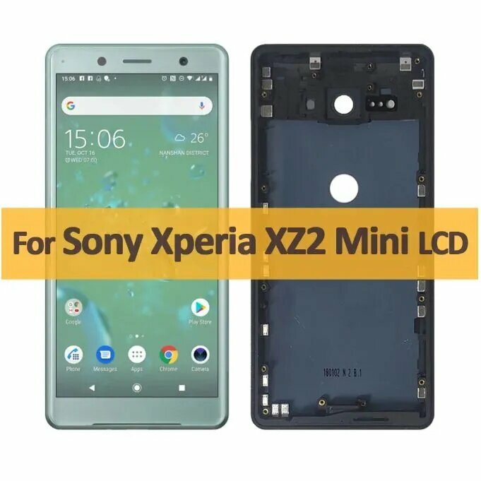 Для Sony Xperia XZ2 Compact Mini H8324 H8314 ЖК-дисплей с сенсорным экраном и задней крышкой Задняя крышка корпуса