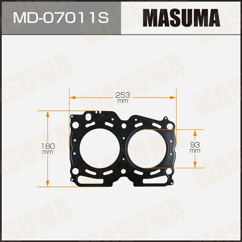 Прокладка ГБЦ MASUMA MD-07011S Subaru Forester, Impreza, Legacy 97-07 0,6 мм