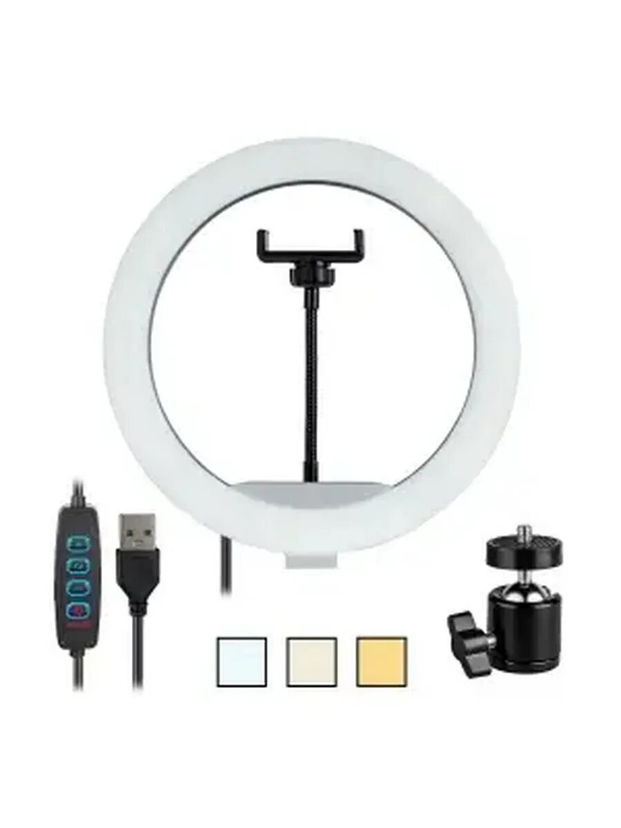 Удобное LED-селфи кольцо 36 см для ярких снимков