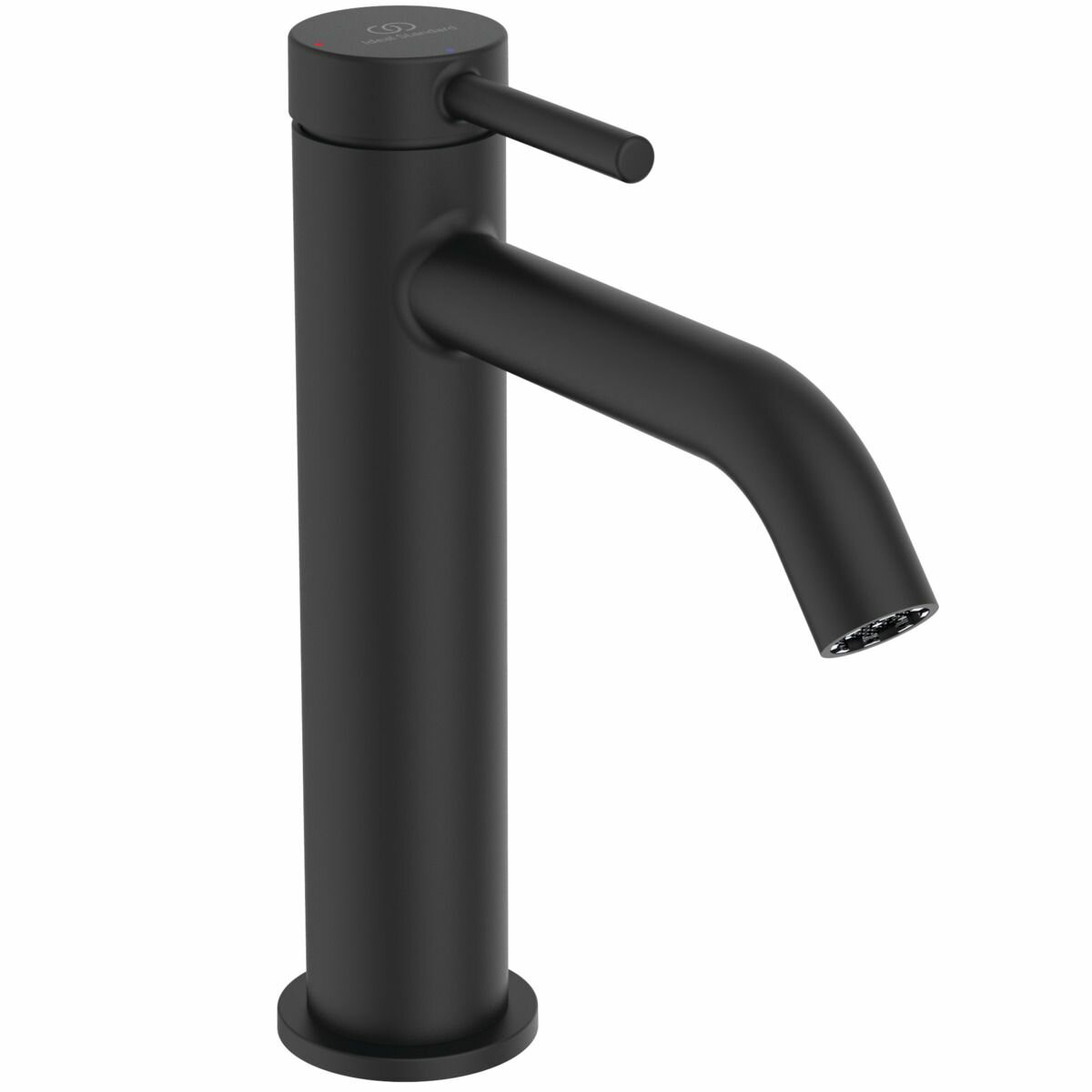 Смеситель для раковины Ideal Standard Ceraline Nuovo BD959XG, с донным клапаном, цвет черный матовый