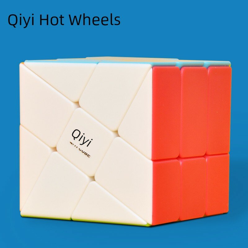 Qiyi специальный набор кубиков Рубика, полный набор для начинающих, пирамидальное квадратное и круглое косое поворотное