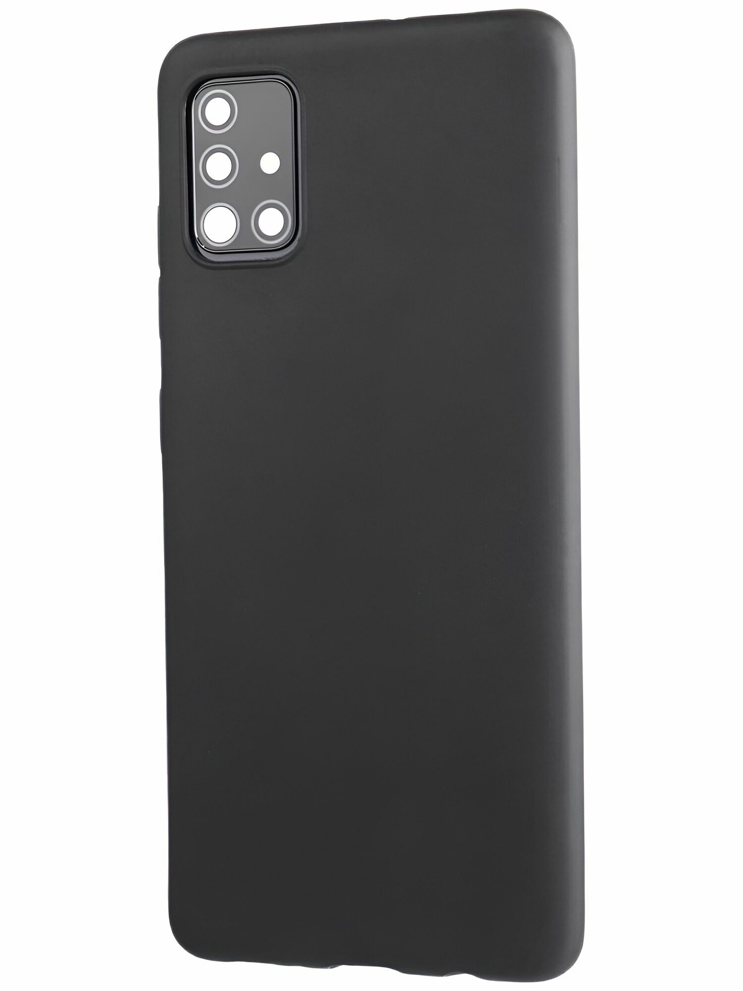 Чехол Matte для смартфона Samsung A51 4G, черный матовый