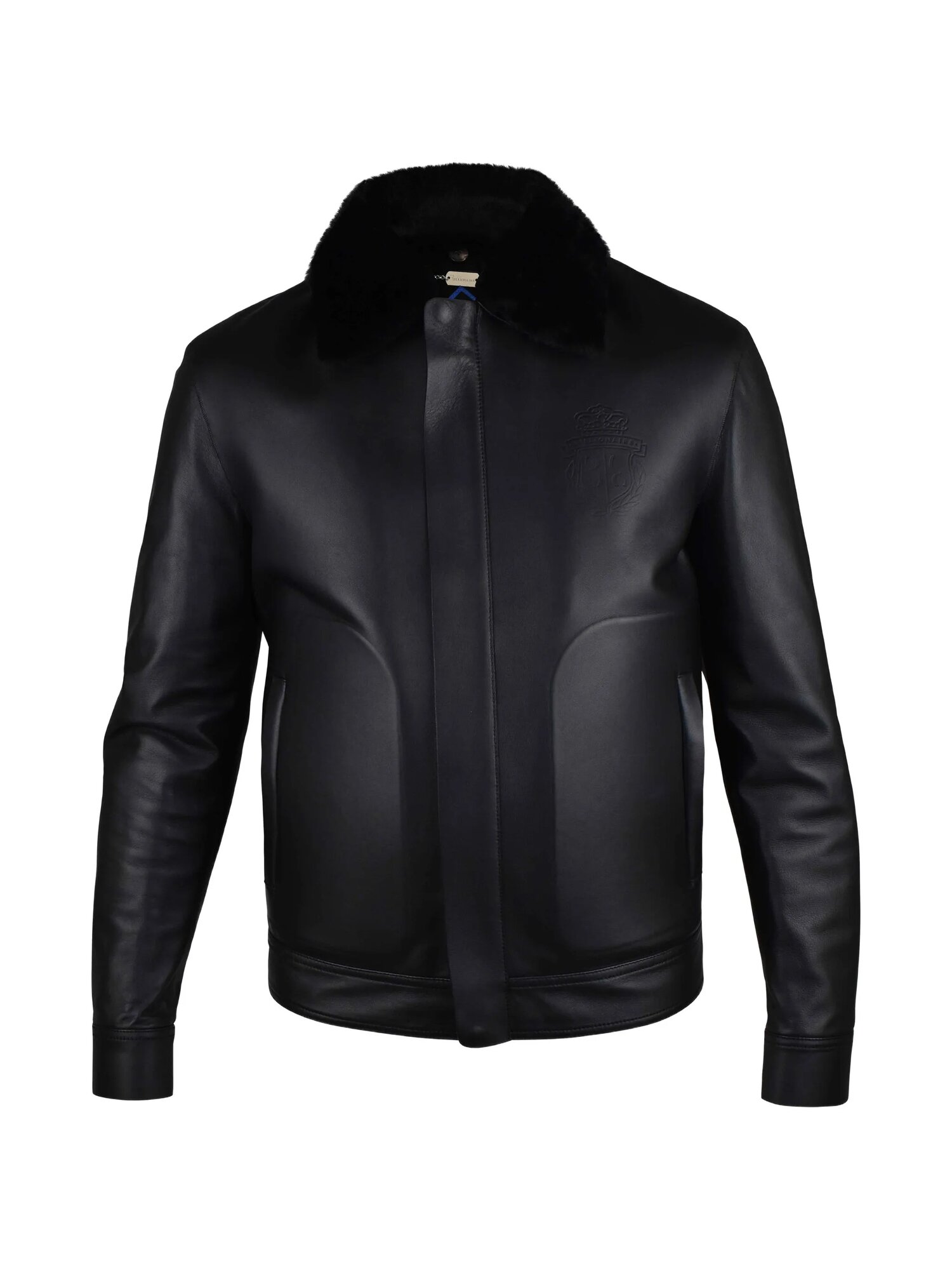 Куртка Long-sleeved leather jacket