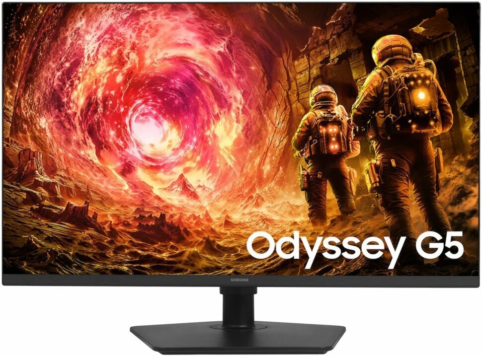 27" Монитор Samsung Odyssey G5 G50F, 2560x1440, 180 Гц, IPS, 1 мс, черный