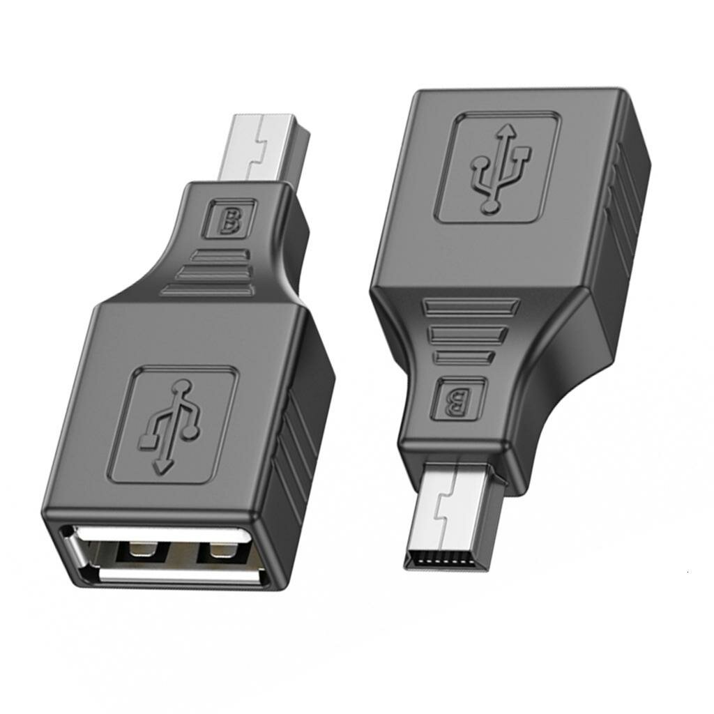 USB-адаптер OTG (мужской 5-контактный — женский), прямая голова