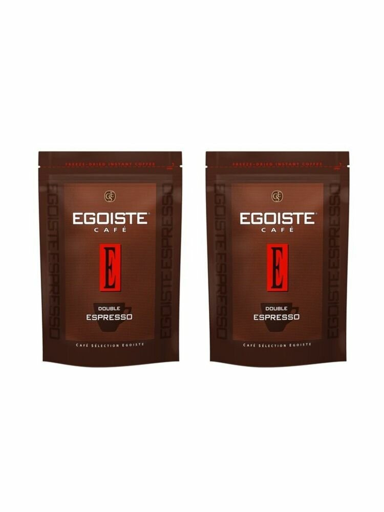 EGOISTE Кофе Double Espresso растворимый, 70 г, 2 шт
