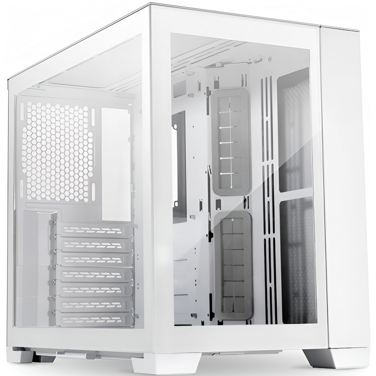 Корпус Midi-Tower Lian Li O11D Mini-S Snow Edition TG White (G99. O11DMI-S. R0)