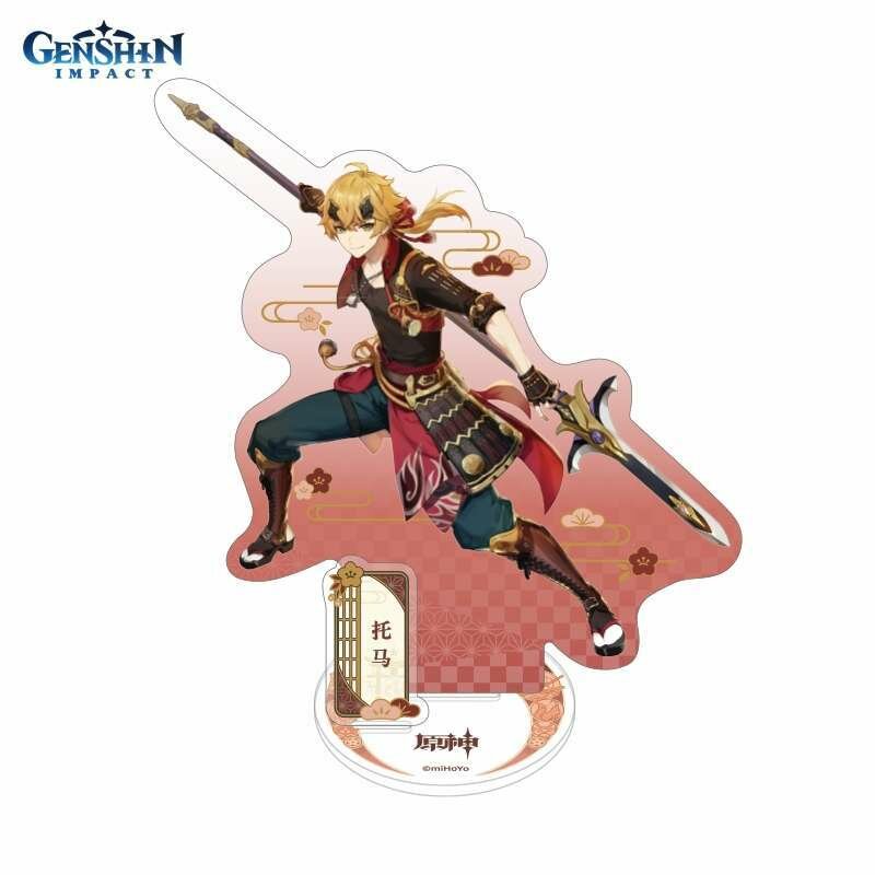 Акриловая фигурка Геншин Импакт в виде персонажа игры Genshin Impact Inazuma Character Standee Thoma 6974696616026