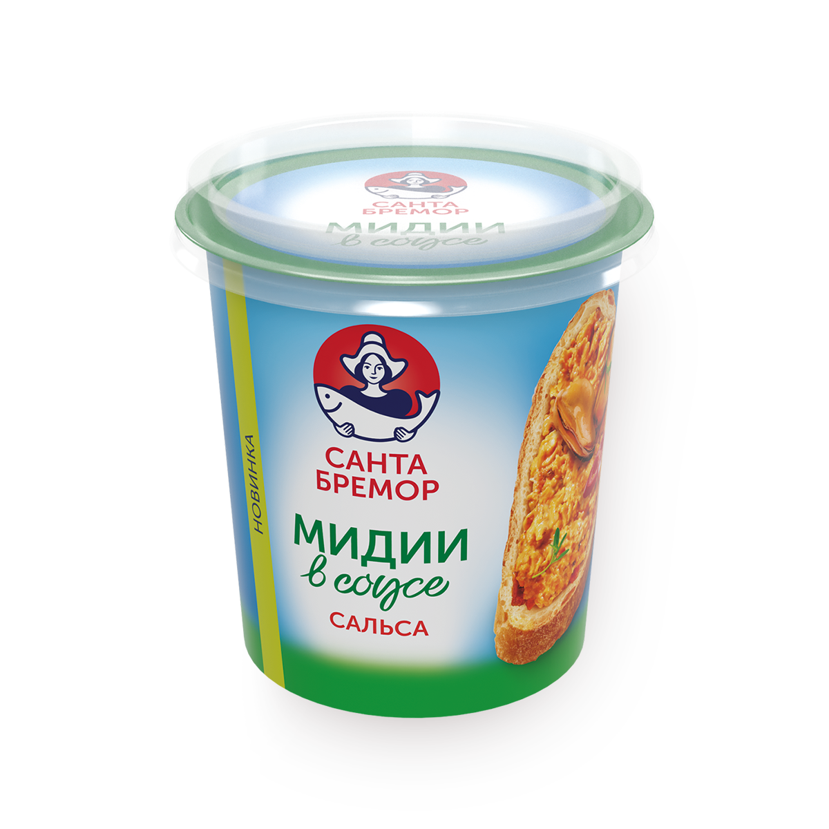 Паста Санта Бремор Сальса, из мяса чилийской мидии, 150 граммов