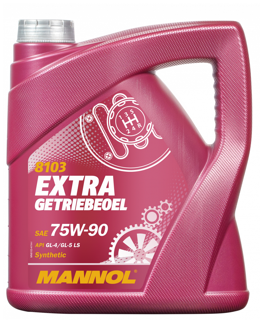 Масло трансмиссионное Mannol (SCT) Extra Getriebeoil 75w90 GL-5 (4л) 1353