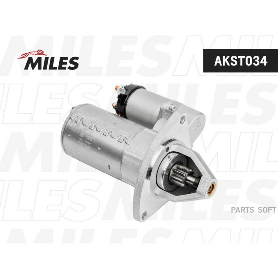Стартер ВАЗ 2170-2172 1.4 КВТ от официального дистрибьютора, MILES, артикул AKST034
