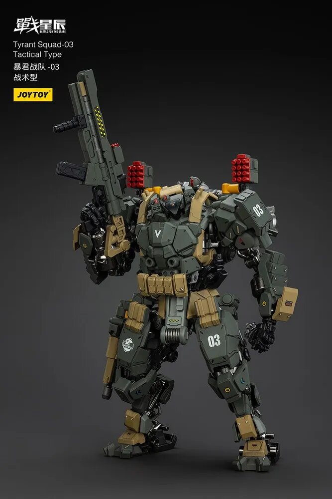 Подвижная Кукла JOYTOY 1/18 Battle For The Stars Tyant Squad-03 Tactical Type