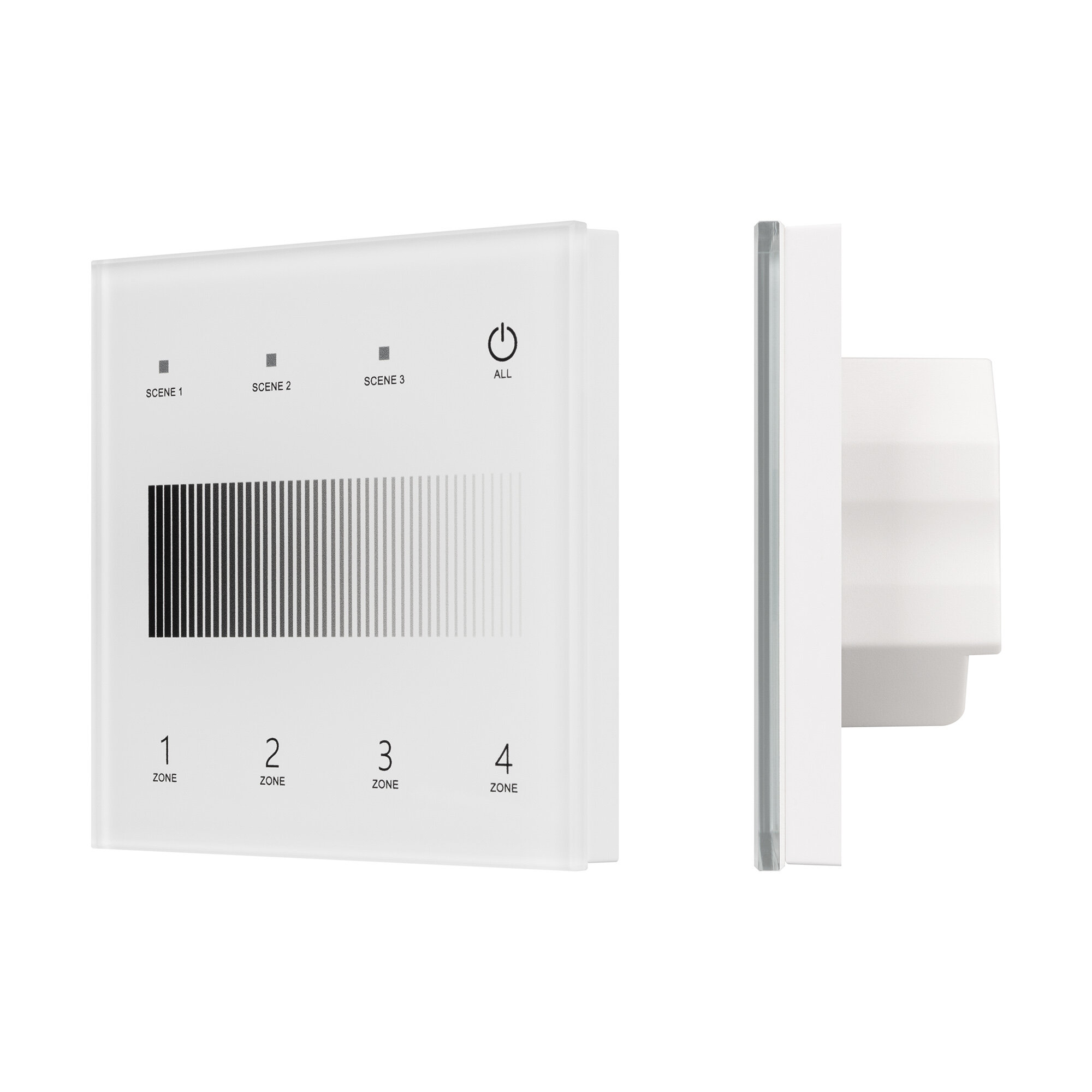 Панель управления Arlight INTELLIGENT ARLIGHT Сенсорная панель SMART-DALI-301-11-4G-3SC-DT6 Белая (230V, встраиваемая, 2.4G) (IARL, IP20 Пластик, 5 лет)