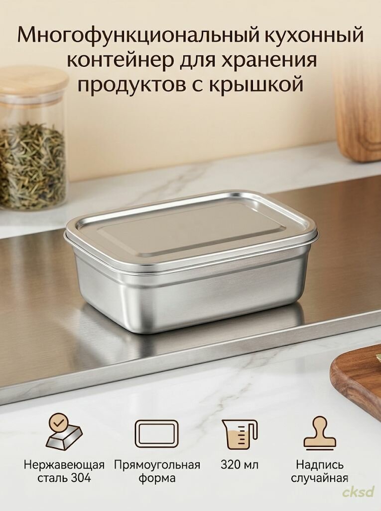 Маргариновая Коробка, Из Нержавеющей Стали, Для Домашнего Использования